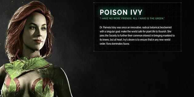 Injustice 2 Robin Poison Ivy Bane And Brainiac Profiles Revealed