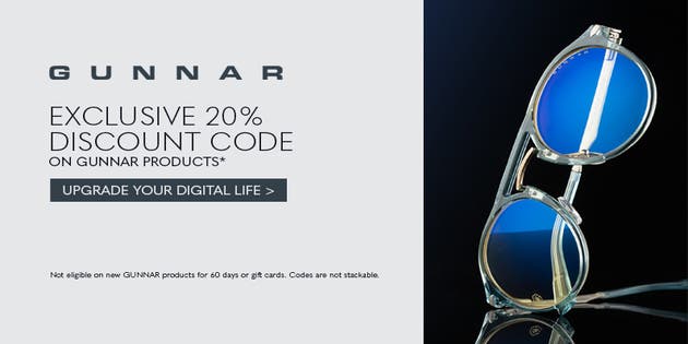 GUNNAR 20% Discount Code Giveaway | Alienware Arena