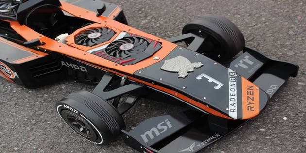 This PC Is Literally Built Into An F1 Car | Alienware Arena